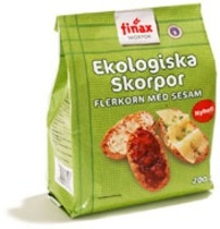 Ekologiska skorpor från Finax