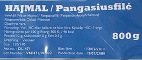 Pangasius/hajmal populär miljöförstörare